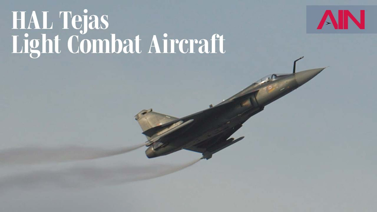 HAL Tejas Light Combat Aircraft Flies at Dubai Airshow | Aviation International News
